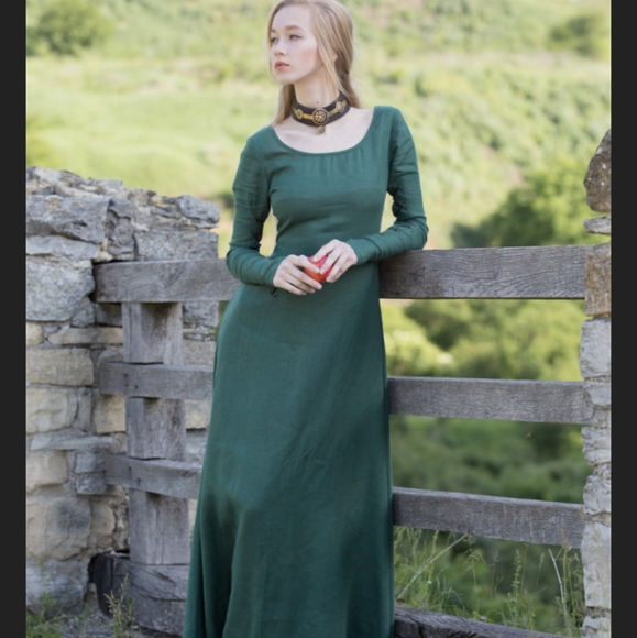 Dresses | Ren Faire Dress In Forest Greenprice Is Firm | Poshmark